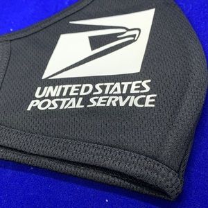 None | Other | 3 Black Face Mask With Usps Logo | Poshmark